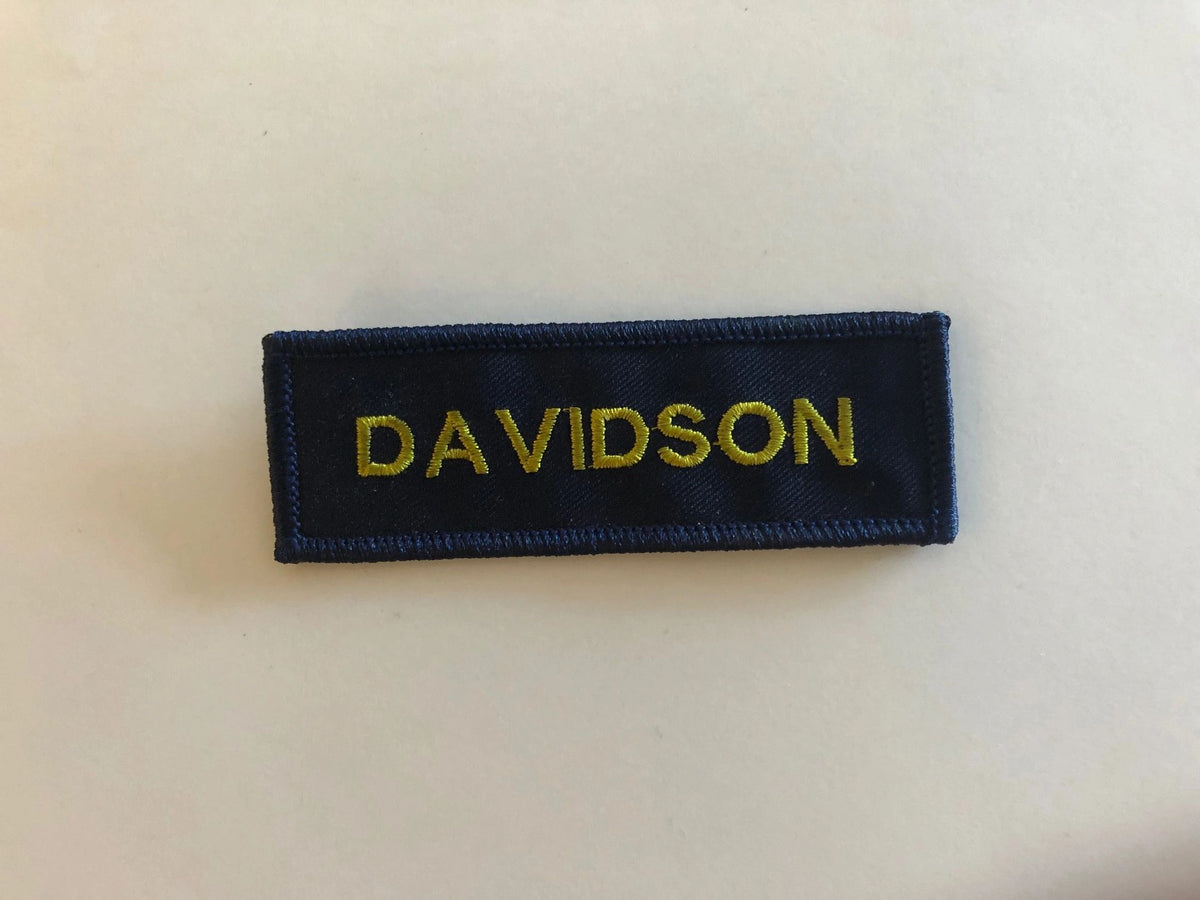 Buy High Quality Bespoke Name Patches Online | Global Name Patches